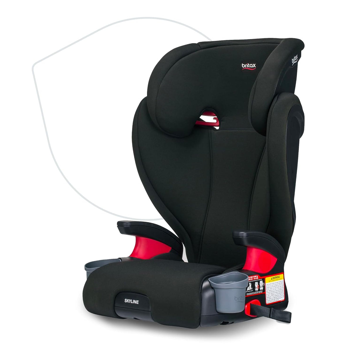 Britax Skyline® 2-Stage Belt-Positioning Booster with Quick-Push Conne ...
