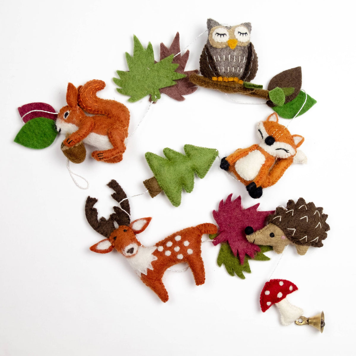 Felt Decor Forest Garland — Molly Monkey