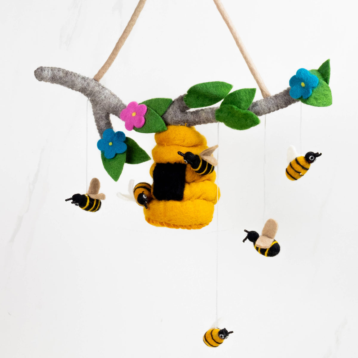 Baby Mobile - Bee Hive and Honey Bee - Nursery Decor — Molly Monkey
