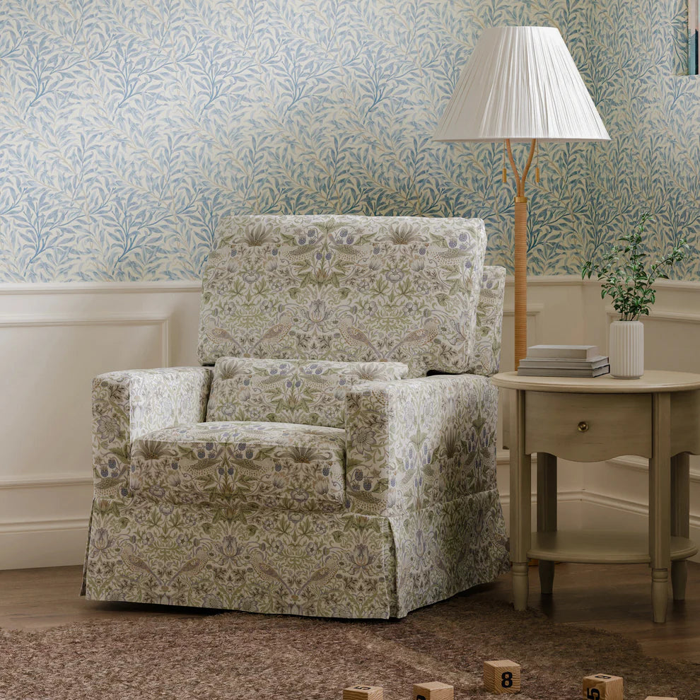Morris & Co. x Namesake Crawford Pillowback Comfort Swivel Glider ...